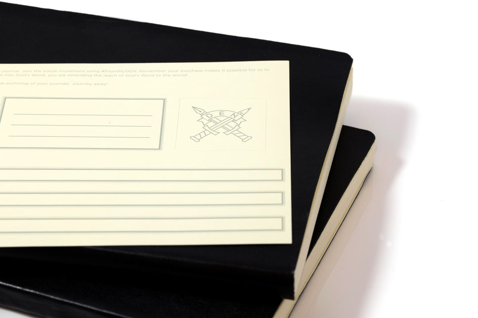 DEN Classic Softcover Journal (Black) – Double Edged Notes